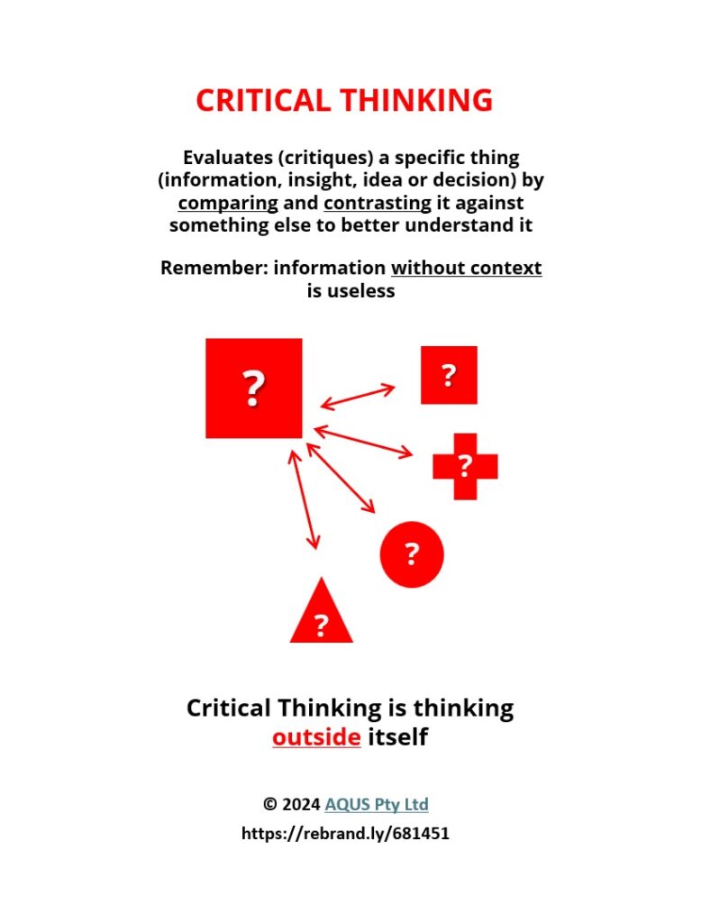 Analytical Thinking vs. Critical Thinking - Andy Eklund