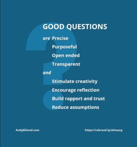 What Makes a Good Question Good? - Andy Eklund
