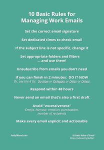The Basic Rules of Email - Andy Eklund